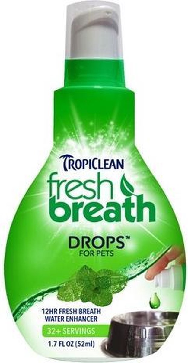 Tropiclean fresh breath drops | bol.com