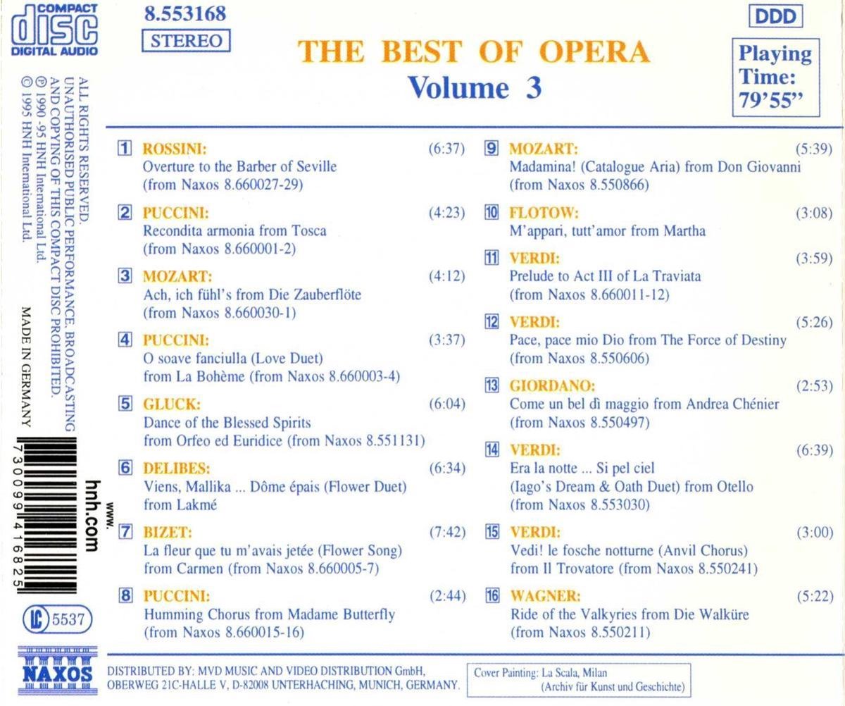 Various Artists - Best Of Opera 3 (CD), Puccini | Muziek | bol.com