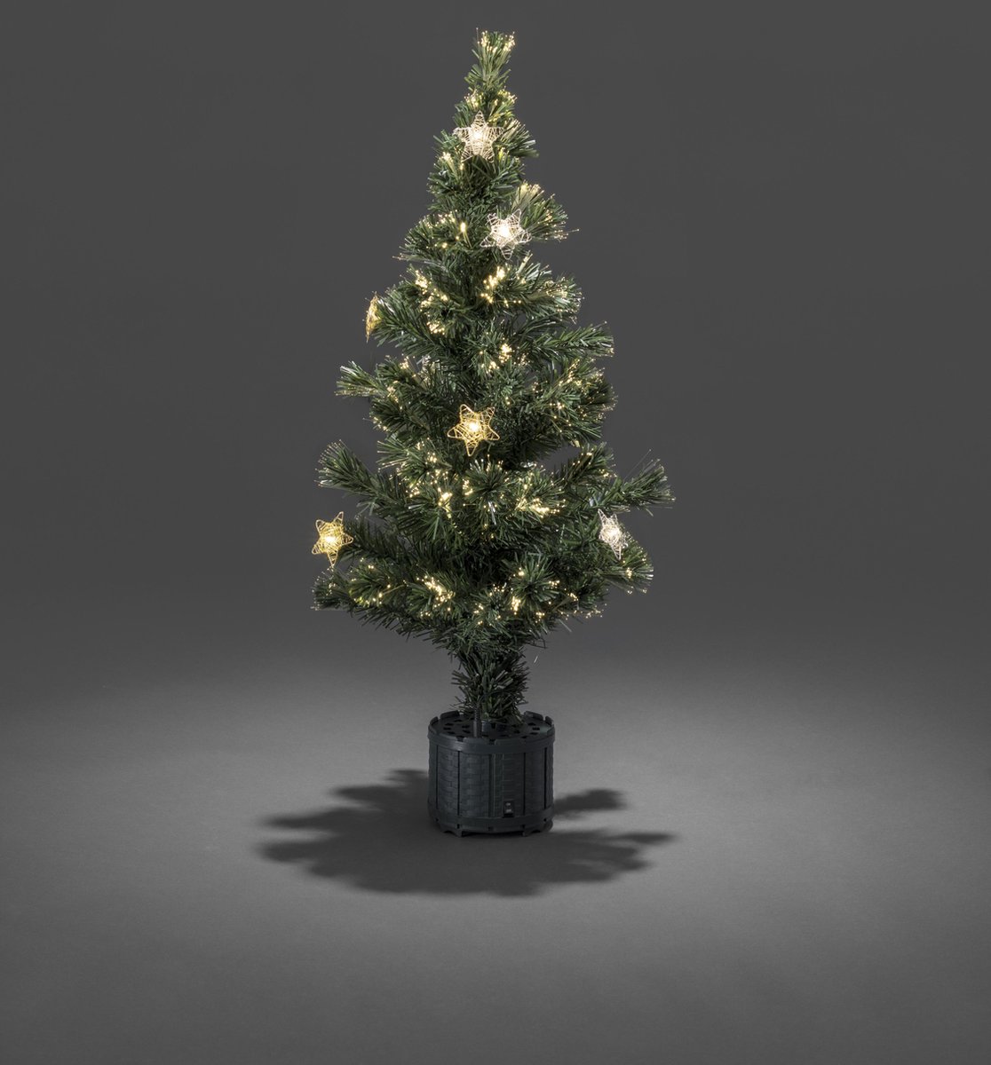 Konstsmide 3398 - Lichttak - 12 lamps LED fibre boompje met sterren ...