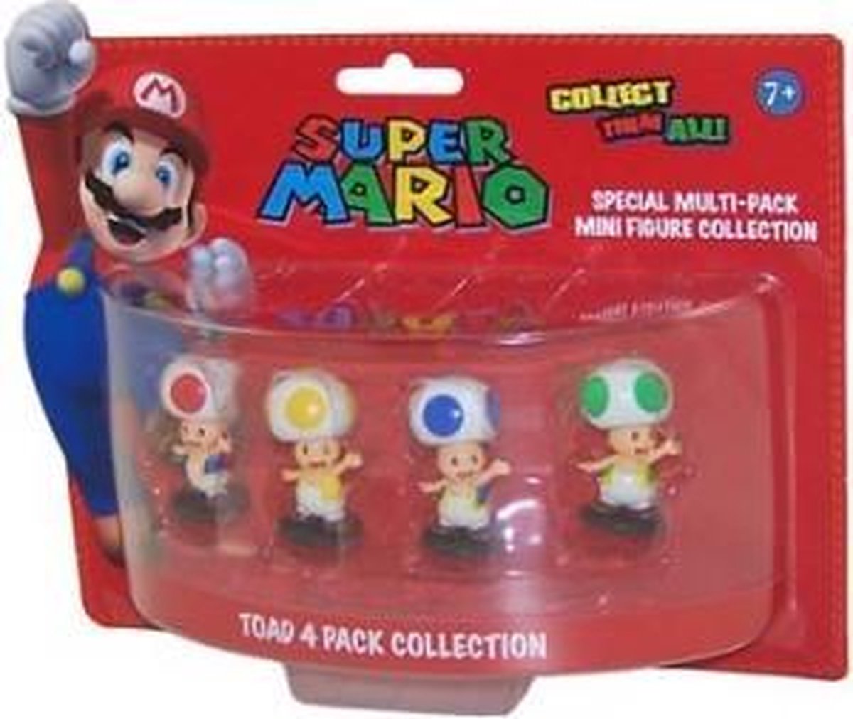 Nintendo Toad : 4 Mini Figuren | bol.com