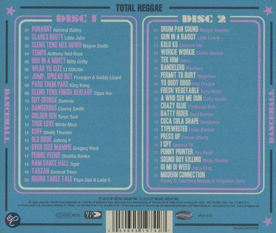 Total Reggae - Dancehall, various artists | CD (album) | Muziek | bol.com