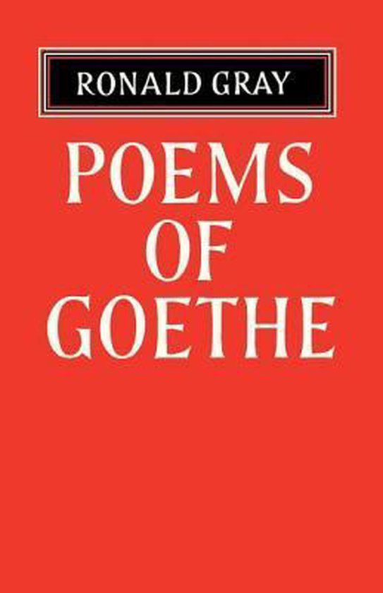 Poems of Goethe | 9781107609143 | Johann Wolfgang von Goethe | Boeken ...