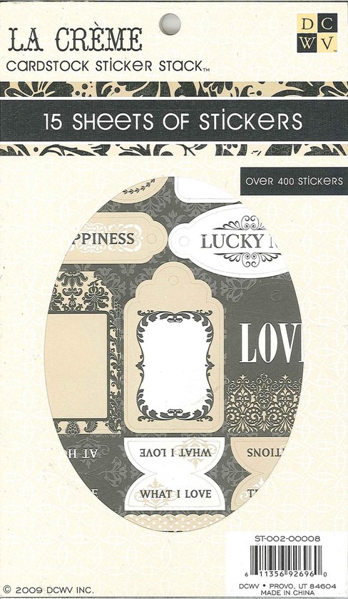 DCWV Le Crème Sticker Stack | bol