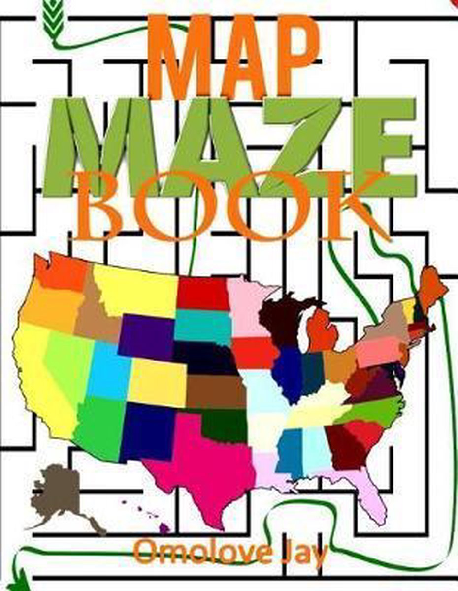 Maps Maze Book- Map Maze Book, Omolove Jay | 9781093641370 | Boeken ...