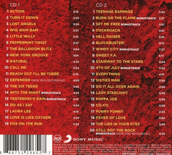 Action! The Ultimate Story (Deluxe Action-Pack), Sweet | CD (album ...