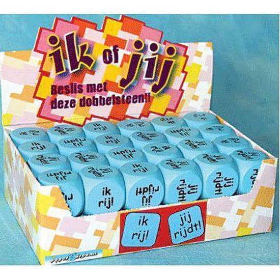 Dobbelsteen ik rij/jij rijdt | bol