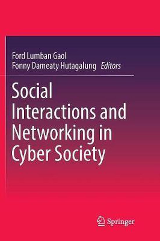 Social Interactions and Networking in Cyber Society | 9789811350733 ...