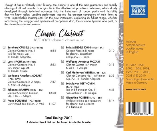 Various Artists - Classic Clarinet (CD), various artists | Muziek | bol