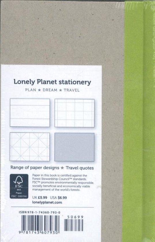 LP Notebook Bamboo (green) small | bol.com