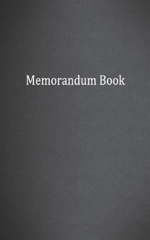 Memorandum Book, Basic Brilliance | 9781722434441 | Boeken | bol