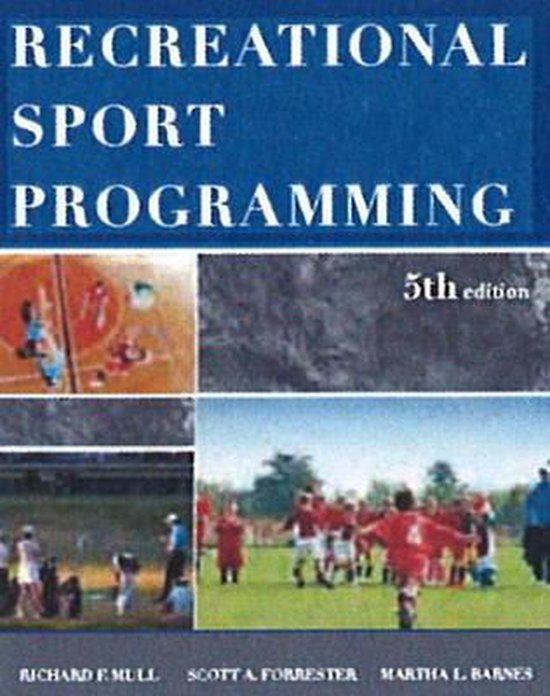 Recreational Sport Programming | 9781571677082 | Richard F. Mull ...