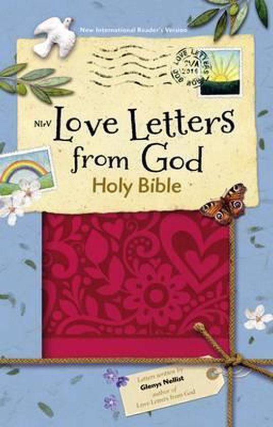 NIrV, Love Letters from God Holy Bible, Leathersoft, Magenta, Zondervan ...