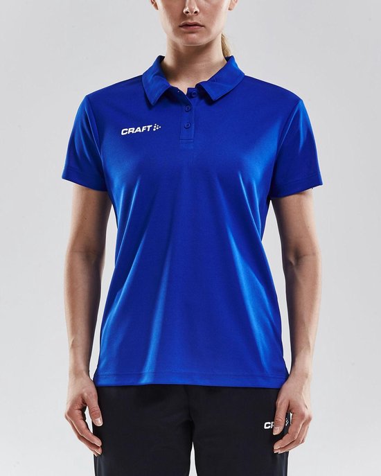 Craft Progress Polo Pique dames Sportpolo - Maat M - Vrouwen - blauw ...