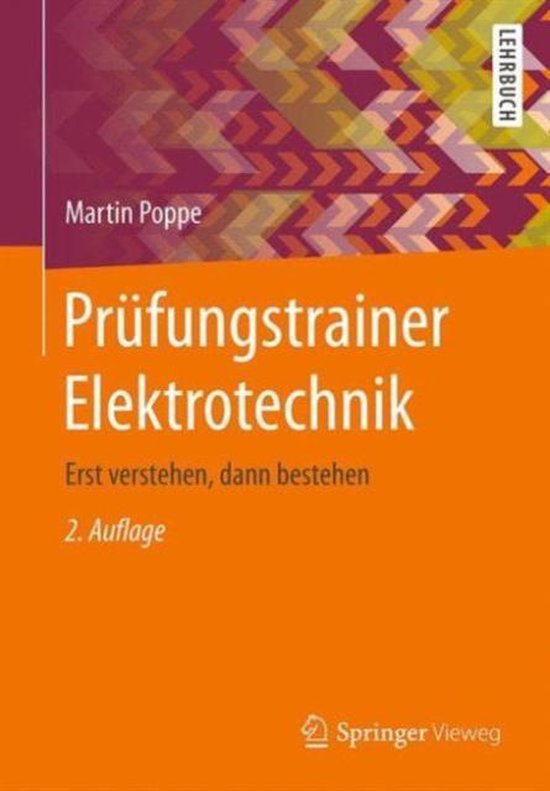 Prufungstrainer Elektrotechnik | 9783662479537 | Martin Poppe | Boeken | bol