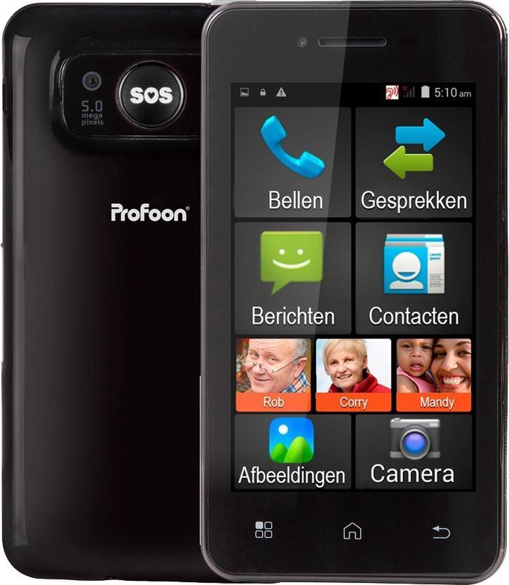 Profoon PMA-1000 Smartphone Android - Eenvoudige smartphone met o.a ...
