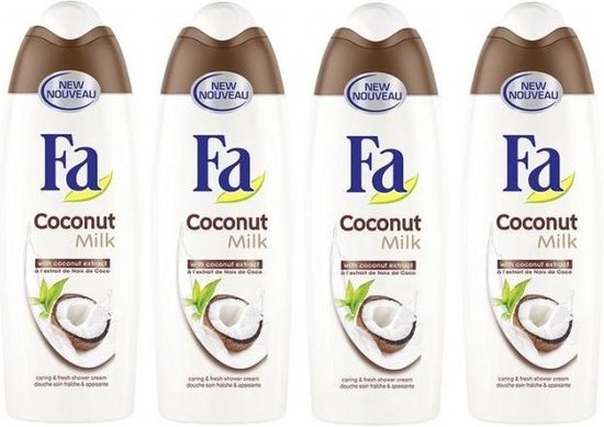 Fa Coconut Milk Douchecrème 4 x 250 ml | bol.com