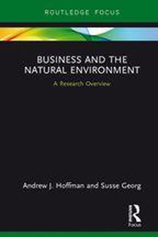 Business and the Natural Environment (ebook), Susse Georg | 9781351238908 | Boeken | bol