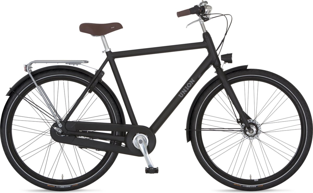 bol.com | Union Curb - Stadsfiets - Heren - 57cm - 7V - Zwart