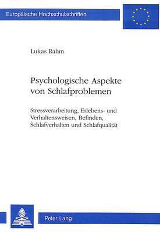 Psychologische Aspekte Von Schlafproblemen, Lukas Rahm Widmer, Rahm Widmer |... | bol.com