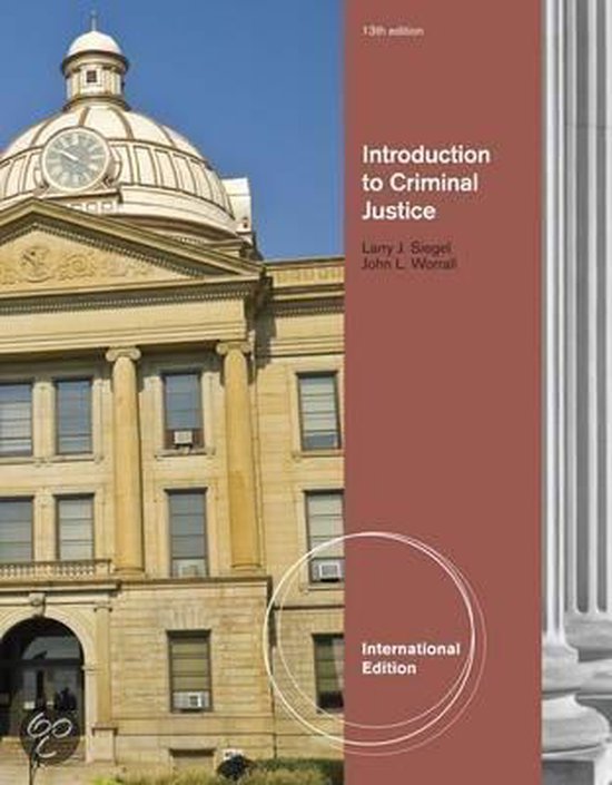 Introduction To Criminal Justice | 9780495913634 | Larry J. Siegel | Boeken | bol.com