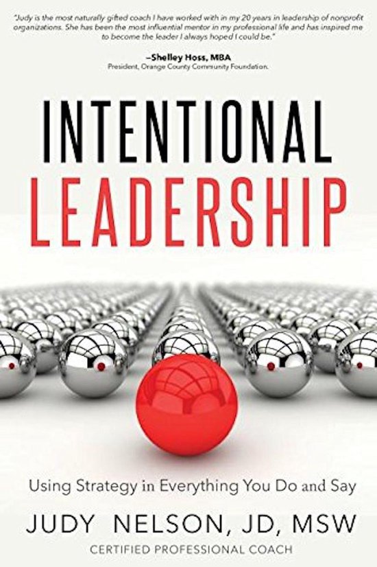 Intentional Leadership (ebook), Judy Nelson | 9781537817842 | Boeken ...
