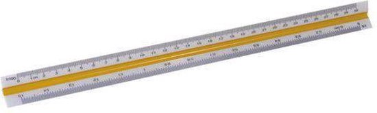 M&R Schaalstok 3-kantig 1630 30cm | bol.com