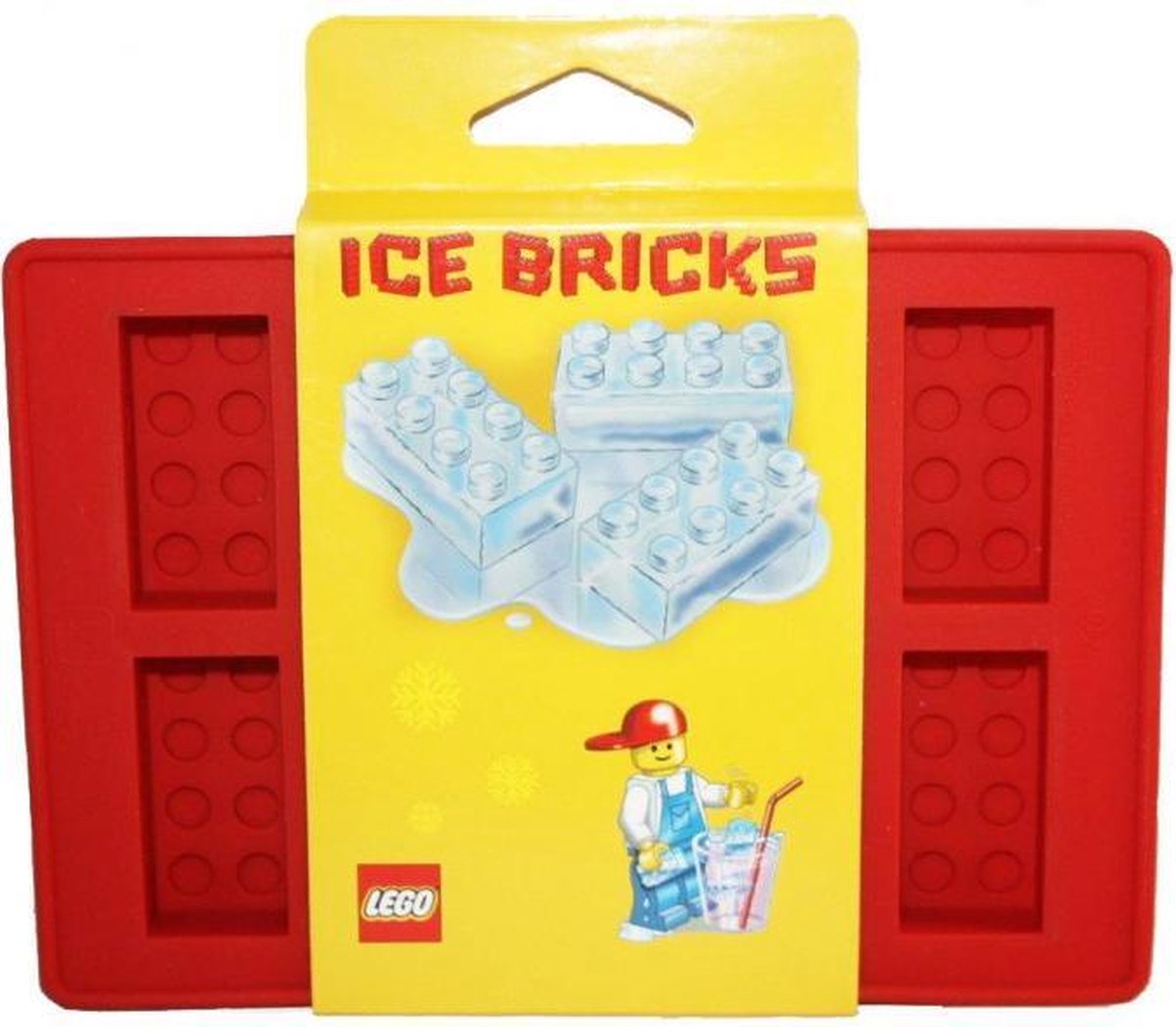 LEGO 852768 steen ijsblokjes vorm (rood) | bol.com