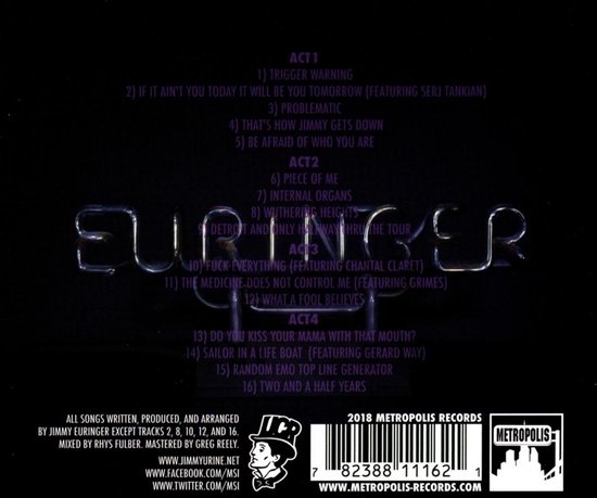 Euringer, Euringer | CD (album) | Muziek | bol