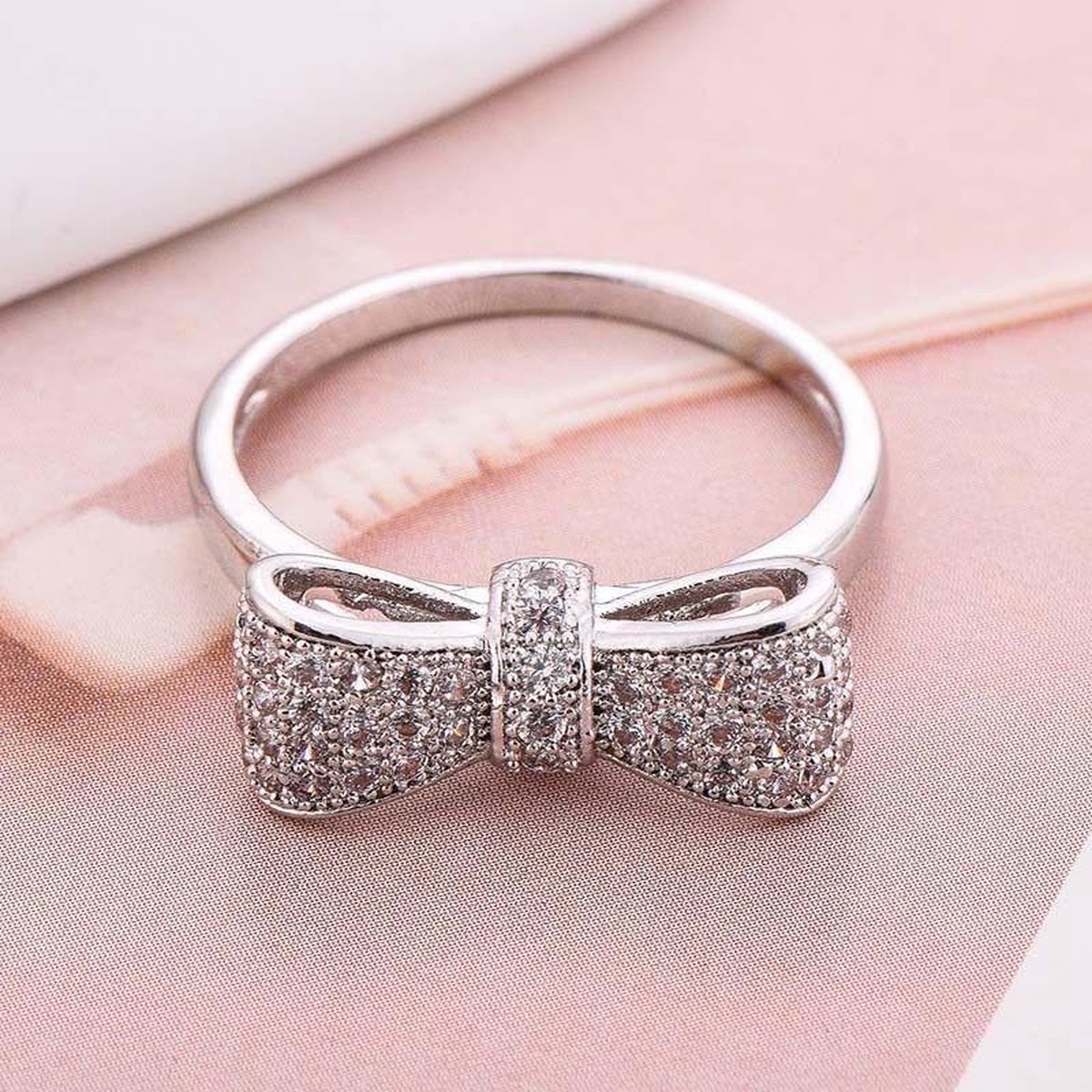 Ring met strik 16,5 mm | bol.com