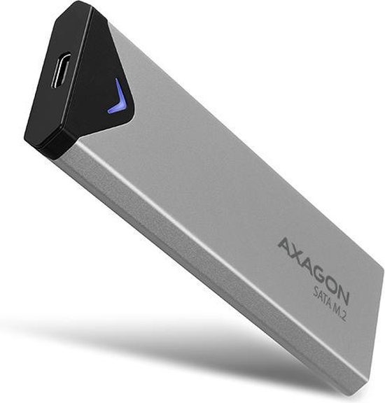 AXAGON EEM2-U3C USB-C 3.2 Gen 1 - M.2 SATA SSD 42-80mm box *USBAM *USBCF *M.2 | bol
