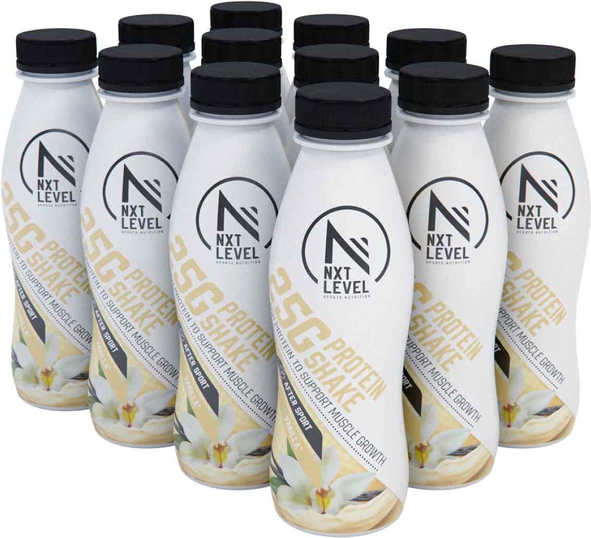 NXT Level - Proteine Shake - 12 stuks x 330ml - Vanille | bol