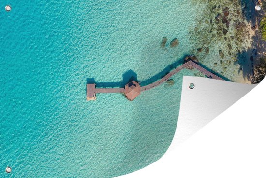 Baignade tropicale au Siam affiche de jardin en vrac 120x80 cm - Toile ...