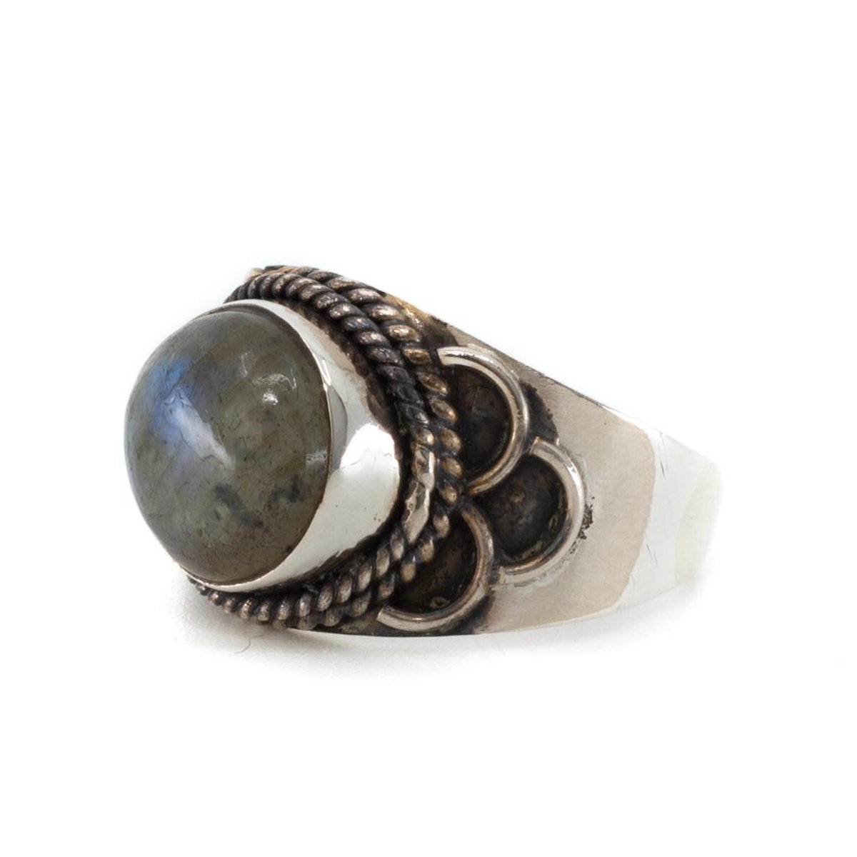 Edelsteen Ring Labradoriet 925 Zilver “Jisha” (Maat 17) | bol.com