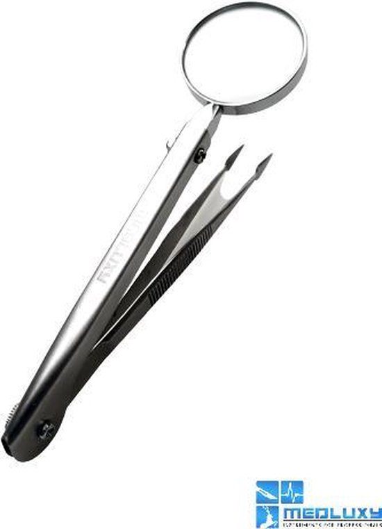 MEDLUXY - Splinter Pincet - Vergrootglas verstelbaar (loep) - 12 cm ...