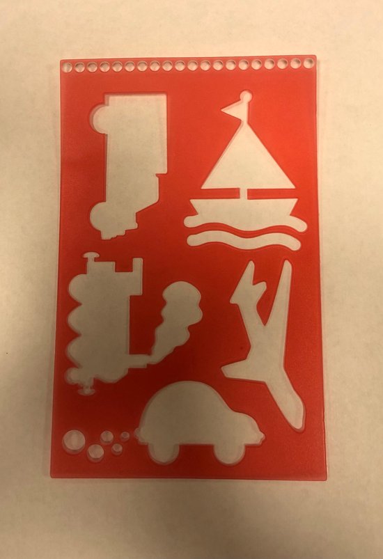 Sjablonen tekenen kinderen set van 10 stuks in verpakking | bol.com