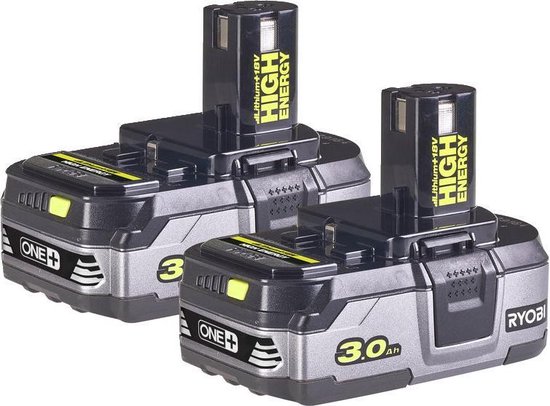Ryobi One+ High Energy Accu 18V 3Ah. Li-Ion 2stk. | bol.com