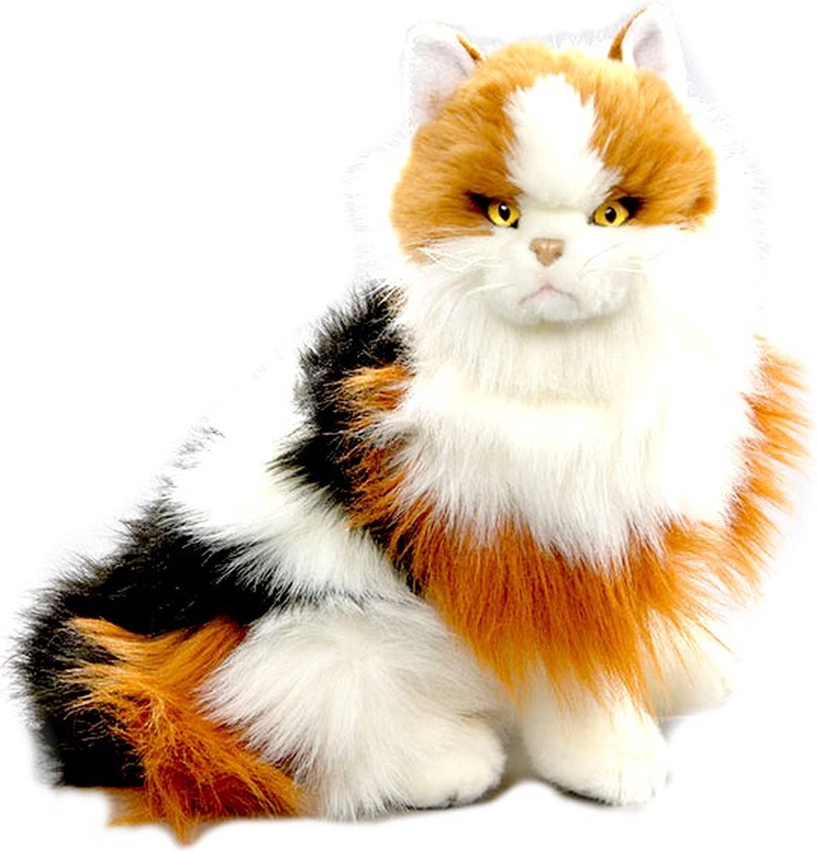 Bicolini Knuffelpoes Zittende Lapjeskat 30 Cm | bol