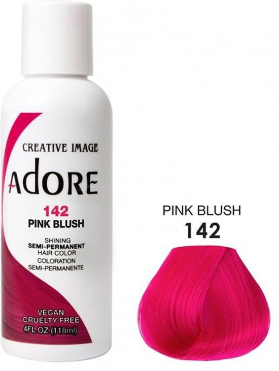 ADORE SEMI PERMANENT COLOR 142 PINK BLUSH 118ML | bol