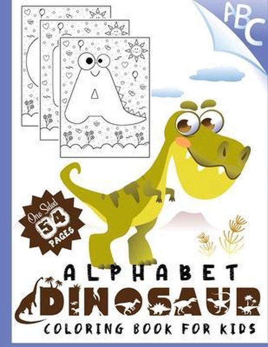 Alphabet Dinosaur Coloring Book for Kids, Paradise Publisher ...