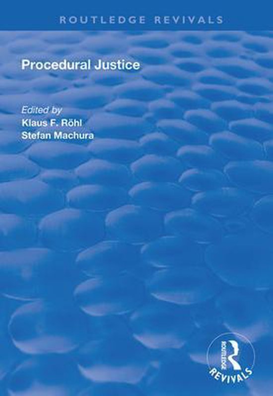 Procedural Justice | 9780367000950 | Boeken | bol.com