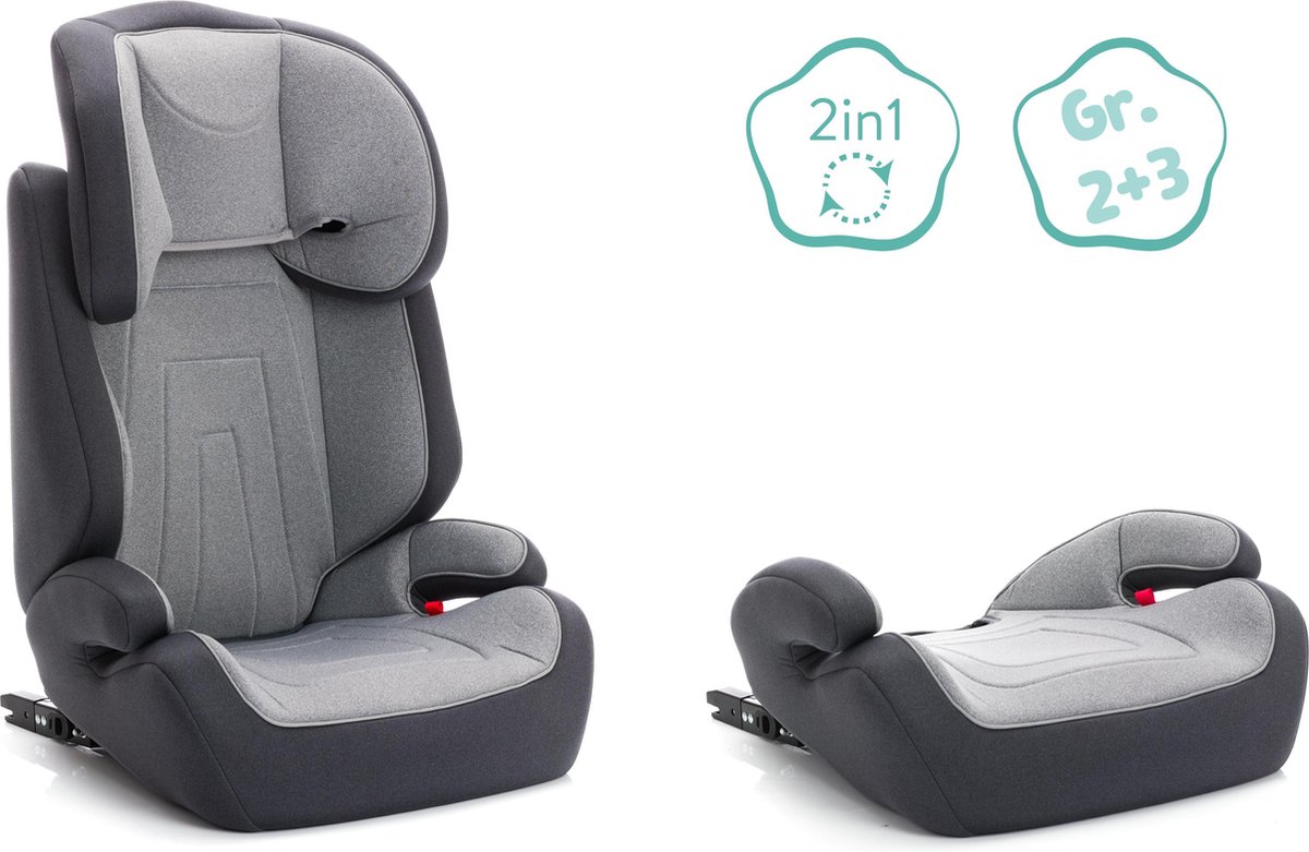 Autostoel 2 in 1 - Groep 2 + 3 - Isofix - Gecertificeerd - Fillikid ...