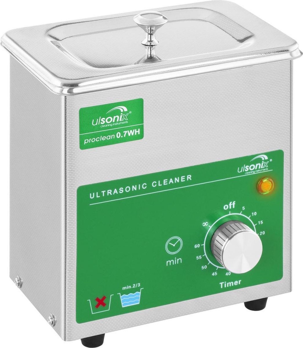 Ulsonix Ultrasoon reiniger - 0.7 liter - Basic | bol.com