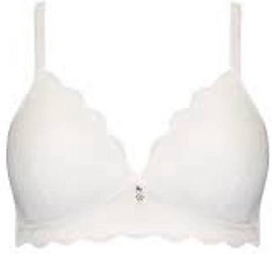Naturana - Soft bh met kant - 5194 - Wit - 90D | bol
