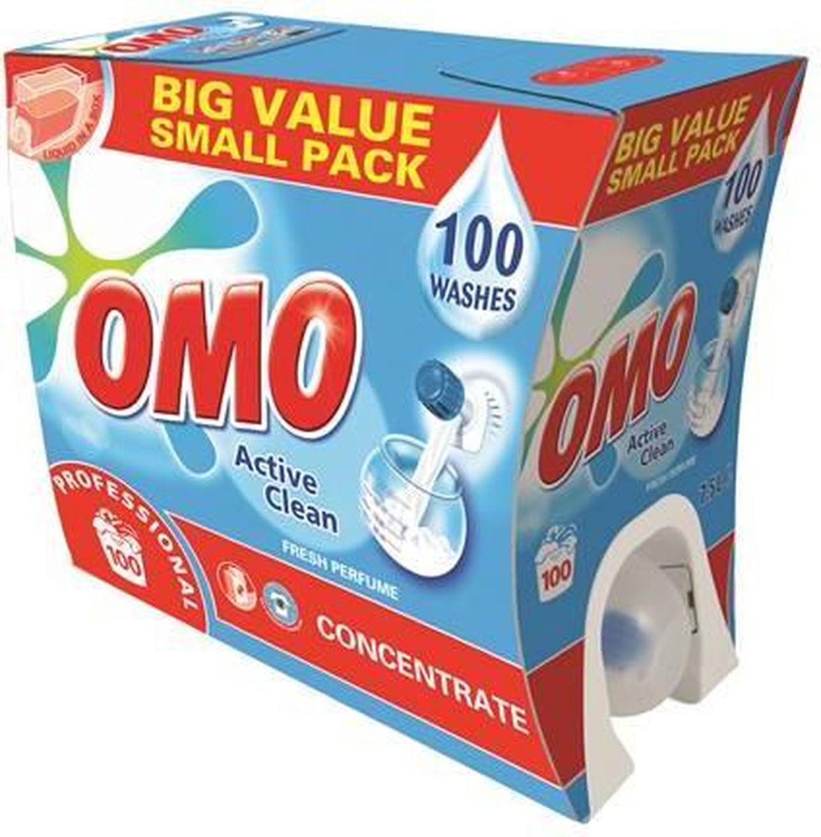 bol.com | Omo Pro Formula Active Clean - 100 wasbeurten