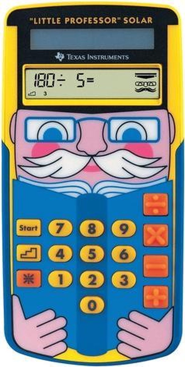 REKENMACHINE TEXAS INSTRUMENTS LITTLE PROFESSOR SOLAR | bol.com