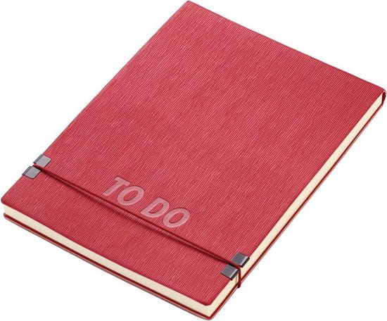 Troika Notepad DIN A5 - To Do - Rood - 176 pagina's | bol
