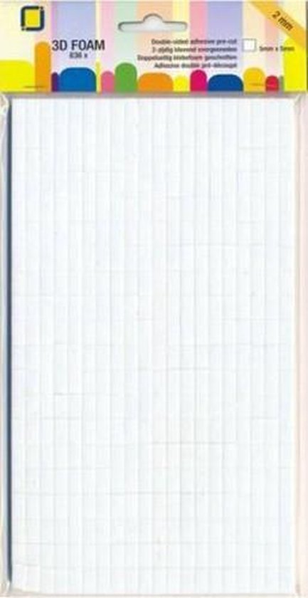 JeJe Foam dots XL 2 mm overdoos 1 DS (120 PK) 3.3092 | bol.com