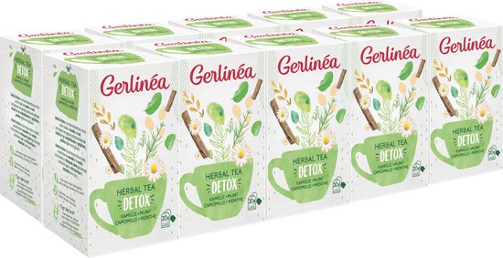 Gerlinea Herbal Tea Detox - Kamille & Munt - 10 stuks | bol.com