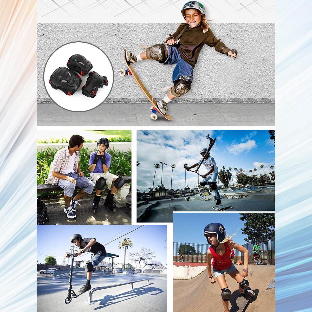 J-Pro Valbescherming - Skate en Skeeler Bescherming Set - Zwart met ...