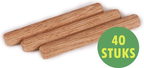 Deuvels | 12x90 mm | 40 stuks | Duurzaam | AMCO | Klussen / Hobby ...